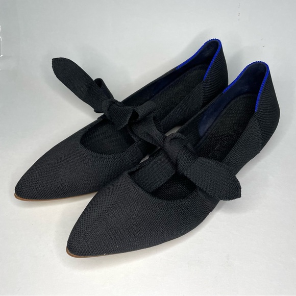 Rothy's | Shoes | Rothys The Point Mary Jane Bow Tie Flats Size W 9 ...